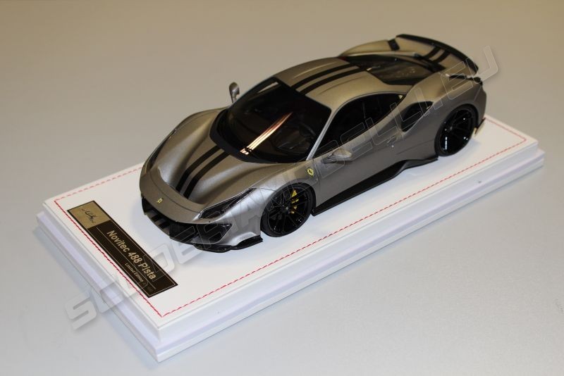 Ivy Models Universal Novitec 488 PISTA - MATT SILVERSTONE SILVER - Silverstone Grey