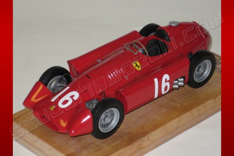 ARM 1956 Ferrari 1956 - Ferrari D50 ESSAIS - #16 GP Reims - Red