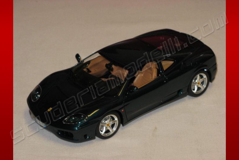 Bburago 1999 Ferrari Ferrari 360 Modena - GREEN METALLIC - Green Metallic
