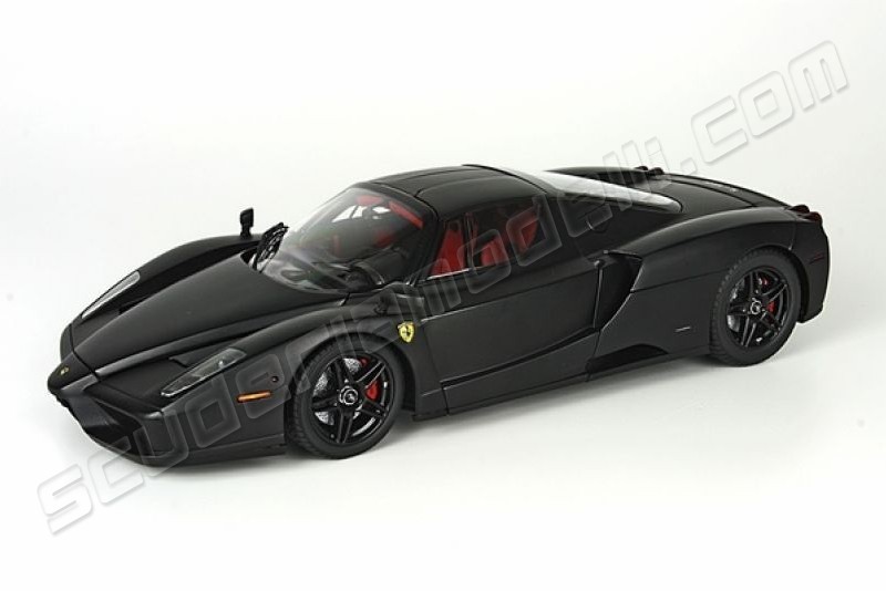 BBR Models 2002 Ferrari FERRARI F140 ENZO - BLACK MATT - Black Matt