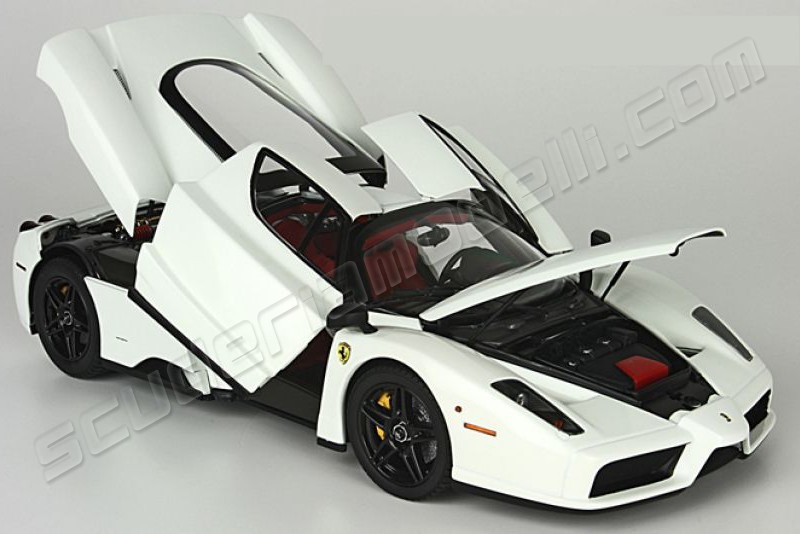 BBR Models 2004 Ferrari Ferrari F140 ENZO - WHITE AVUS - White Avus