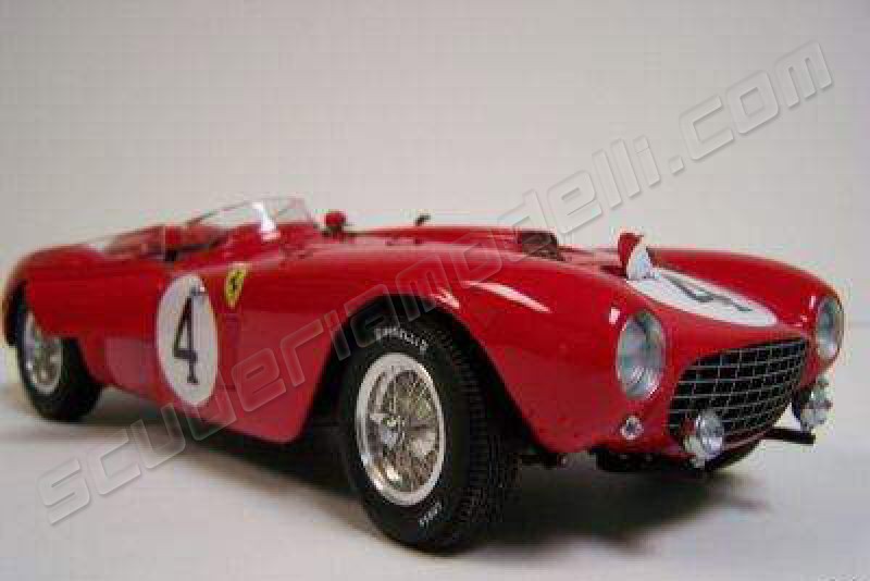 BBR Models 1954 Ferrari Ferrari 375 Plus - Le Mans Red