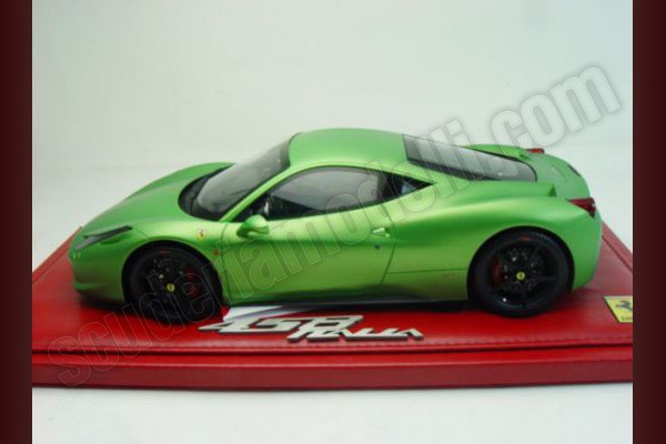 BBR Models 2009 Ferrari Ferrari 458 ITALIA - MATT GREEN - Green Matt