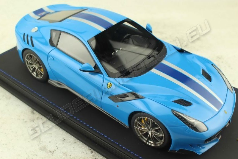 BBR Models Ferrari # - Ferrari F12 TDF - LIGHT BLUE / BLACK Light Blue