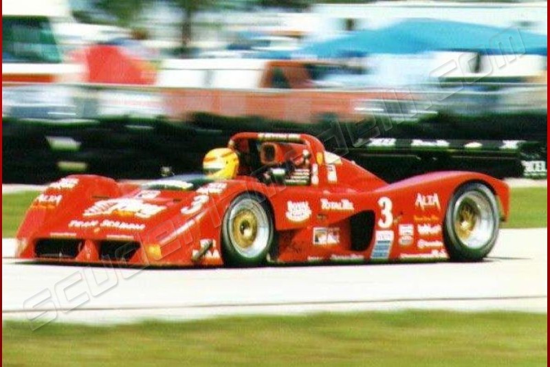 BBR Models 1997 Ferrari Decal 333 SP #3 Sebring SCANDIA - Red