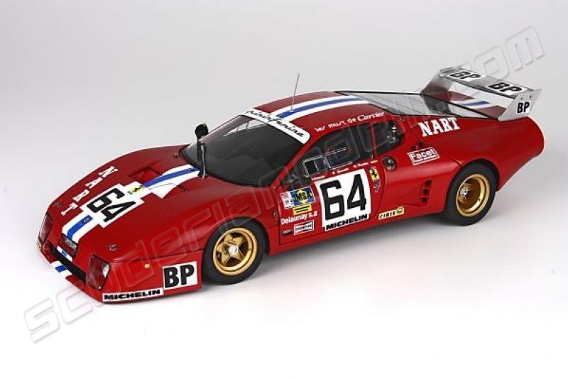 MG Model 1979 Ferrari Decal 512 BB LM NART 24h Le Mans #64 Red