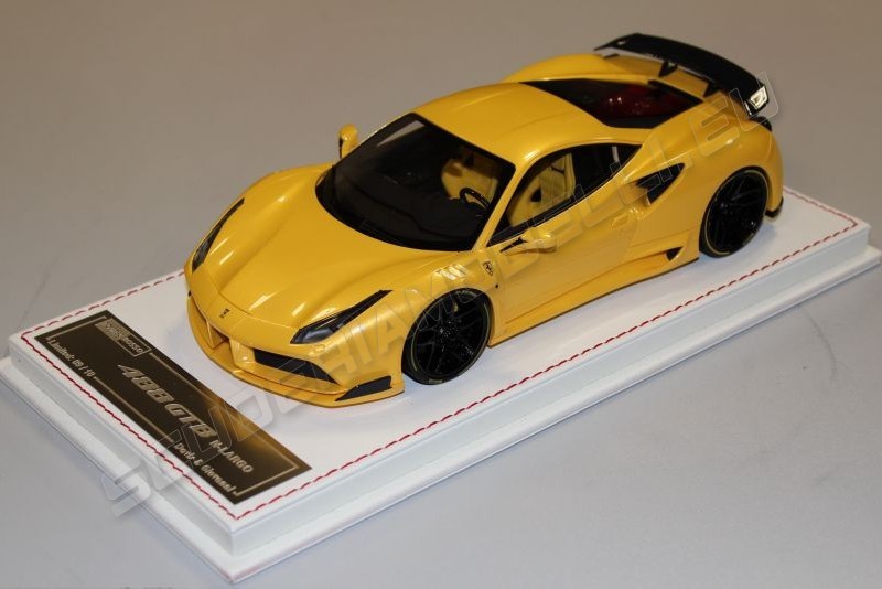 Davis - Giovanni Ferrari Ferrari 488 N-LARGO - GIALL Yellow Tristrato