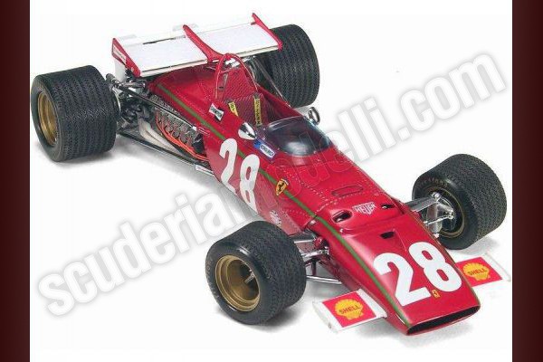 Exoto 1970 Ferrari 1970 - Ferrari 312 B - #28 GP Belgium - Red