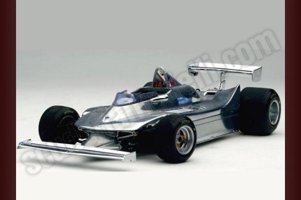 Exoto 1979 Ferrari Ferrari 312 T4 - 50th Anniversario - Aluminum Aluminum