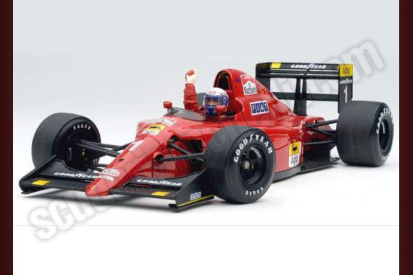 Exoto 1990 Ferrari Ferrari 641/2 - A.Prost Ferrari 100th Victory - Red