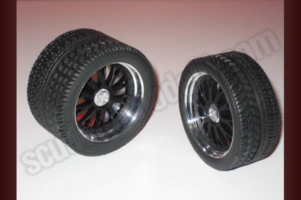 GBM Wheels Aluminum Wheels - Pocher - BLACK - Black