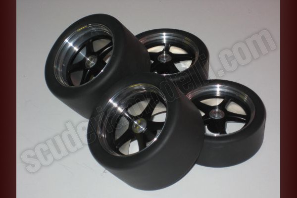 GBM Wheels Aluminum Wheels Type OZ - Pocher - BLACK - Black