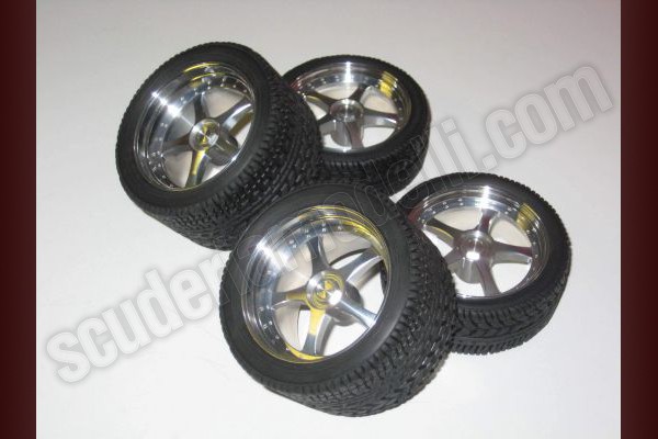 GBM Wheels Aluminum Wheels Type OZ - Pocher - SILVER - Silver