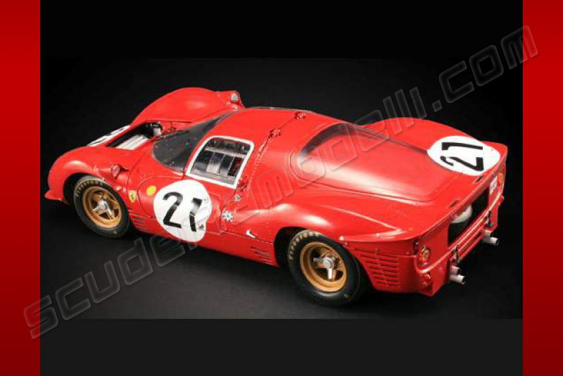 GMP 1967 Ferrari Ferrari 330 P4 Coupé - #21 Le Mans - Red