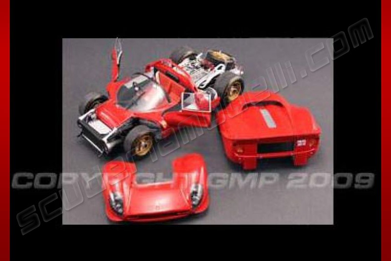GMP 1967 Ferrari Ferrari 330 P4 Spider - PROVA RED - Red