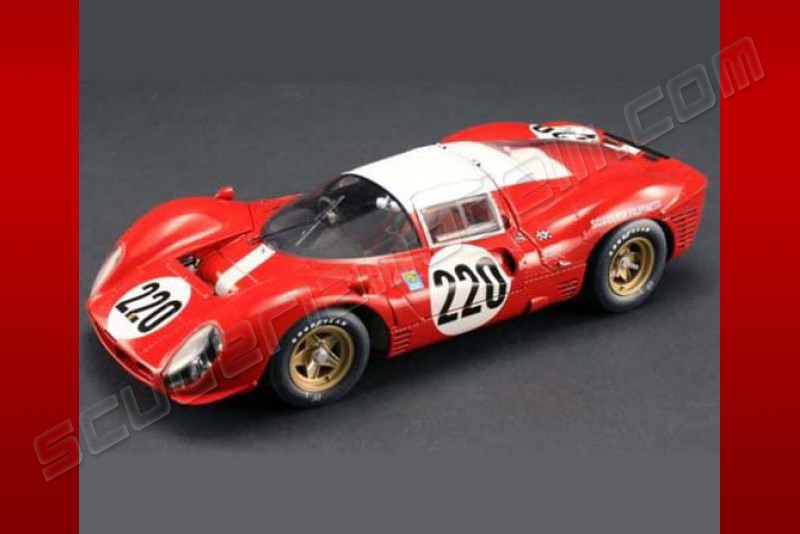 GMP 1970 Ferrari Ferrari 412 P - #220 Targa Florio - Red / White