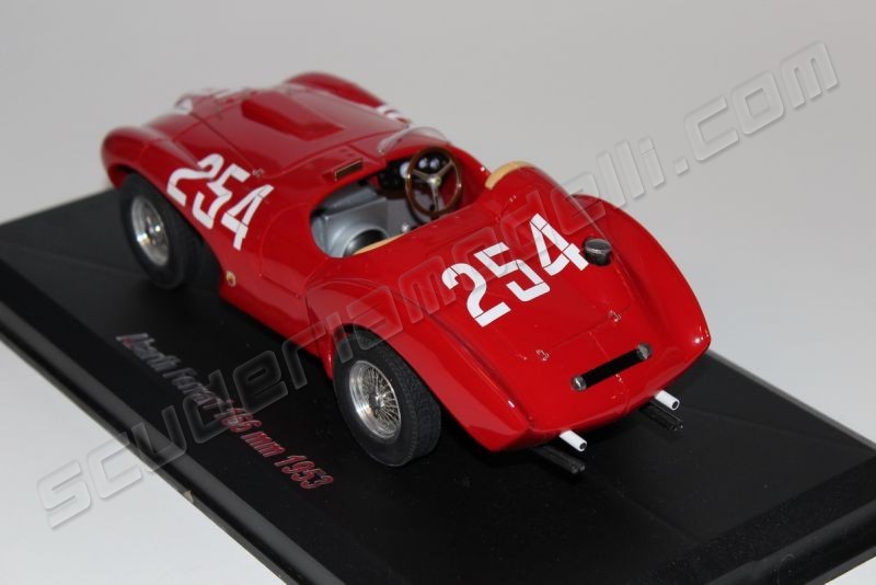GAG Models 1953 Ferrari Ferrari 166 MM Abarth - Bologna-Raticosa #254 - Red