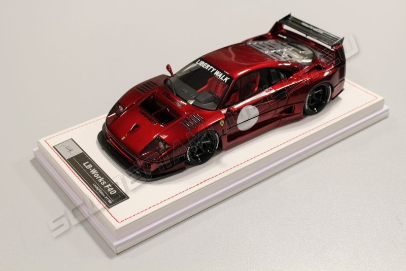 Ivy Models Ferrari # LB Works Ferrari F40 Wide Body - WINE RED METALLIC ...