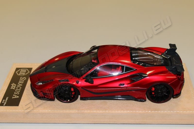 JUC Ferrari Mansory Ferrari 4XX Siracusa - PEARL RED - Red Matt