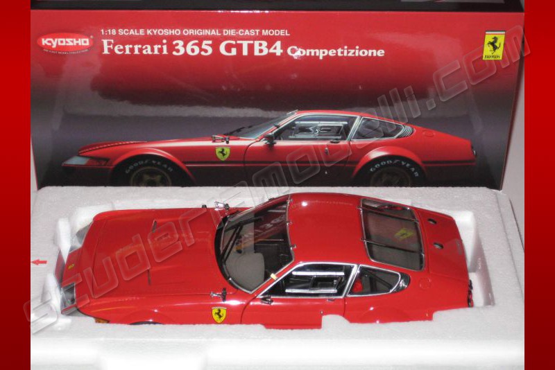 Kyosho 1969 Ferrari Ferrari 365 GTB/4 Daytona Competizione - RED - Red