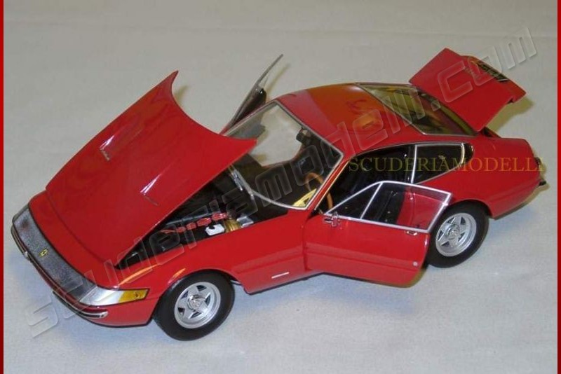 Kyosho 1969 Ferrari Ferrari 365 GTB/4 Daytona Coupe 69 - RED - Red