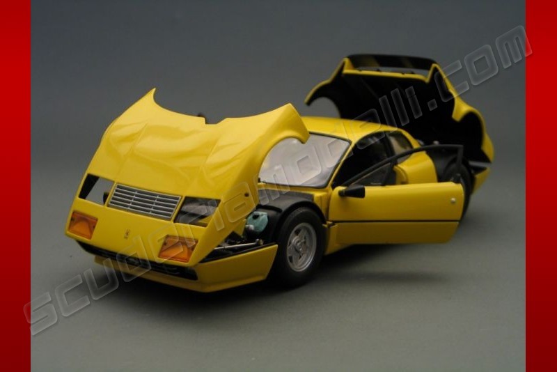 Kyosho 1981 Ferrari Ferrari 512 BBi - YELLOW - Yellow