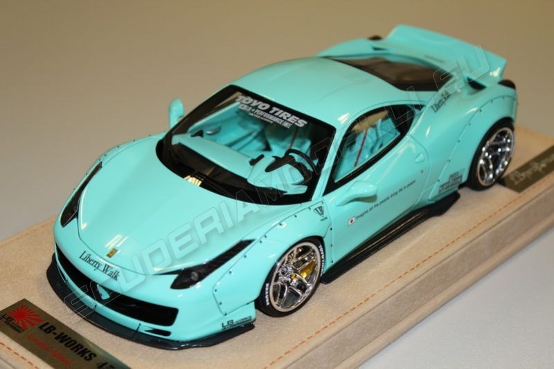 LB Works LB Performance Ferrari 458 LB Performance - BLUE TIFFANY - Red ...