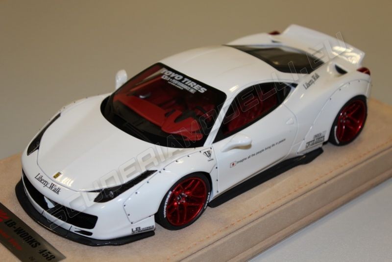 LB Works LB Performance Ferrari 458 LB Performance - WHITE / RED - White