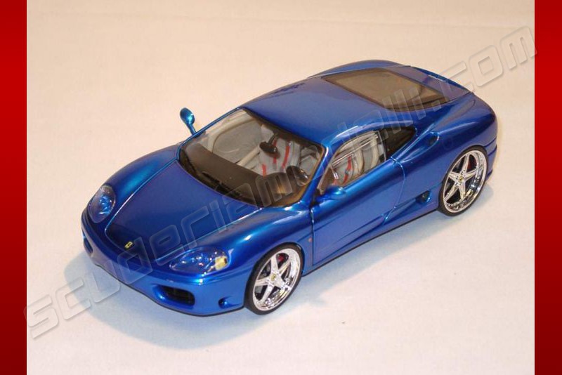 Mattel / Hot Wheels 1999 Ferrari Ferrari 360 Modena - BLUE METALLIC ...