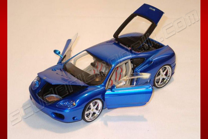 Mattel / Hot Wheels 1999 Ferrari Ferrari 360 Modena - BLUE METALLIC ...
