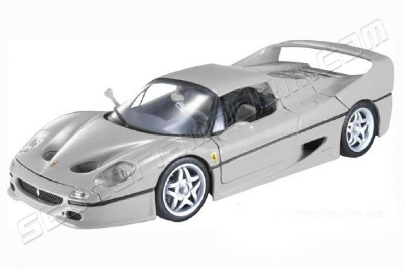 Mattel / Hot Wheels 1996 Ferrari Ferrari F50 Hard-Top - SILVER - Silver