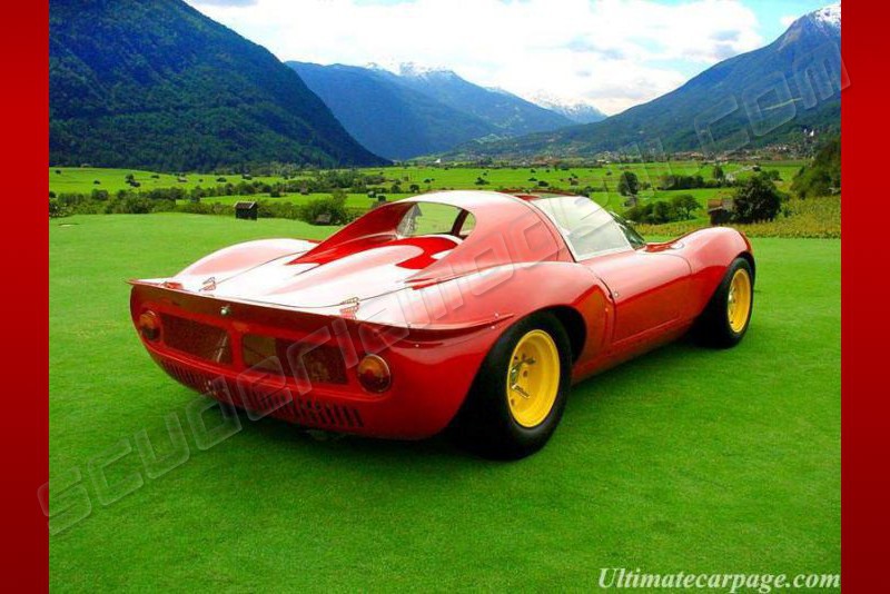 MG Model 1966 Ferrari Ferrari Dino 206 S Spider - RED - Red