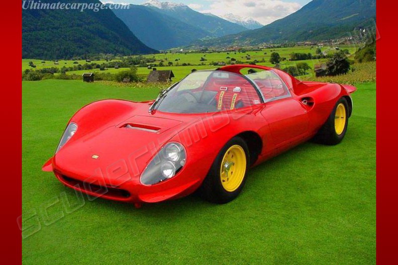 MG Model 1966 Ferrari Ferrari Dino 206 S Spider - RED - Red