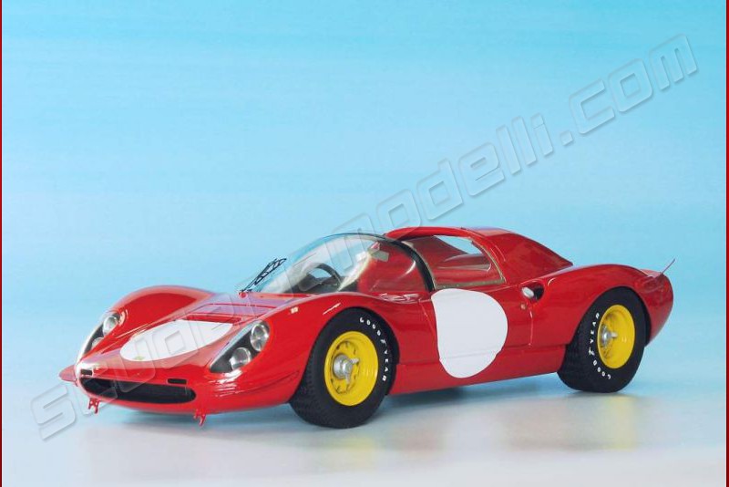MG Model 1967 Ferrari Ferrari Dino 206 S Spider - TEST - Red