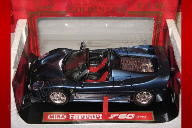 Mira 1996 Ferrari Ferrari F50 Spider - BLUE METALLIC - Blue metallic