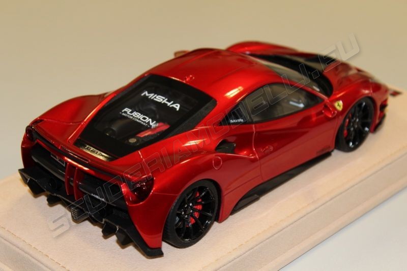 LB Works Ferrari Ferrari 488 Misha Design - PEARL RED - Red Metallic