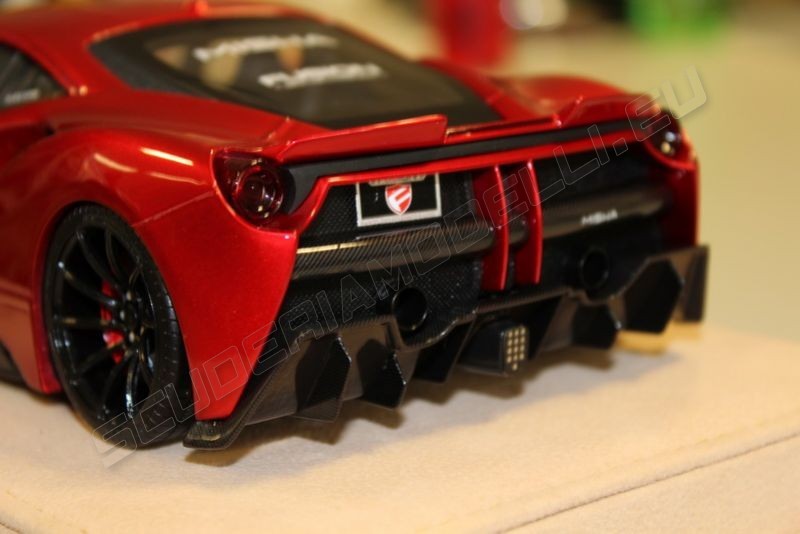 LB Works Ferrari Ferrari 488 Misha Design - PEARL RED - Red Metallic