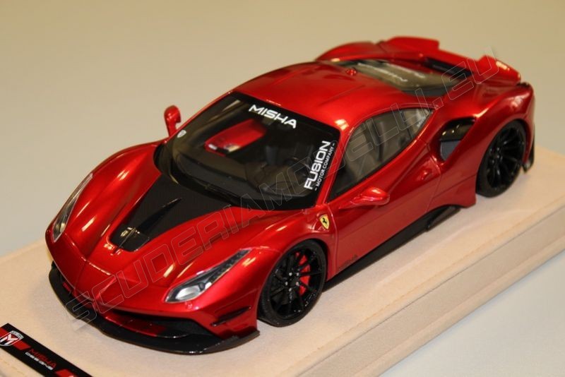 LB Works Ferrari Ferrari 488 Misha Design - PEARL RED - Red Metallic