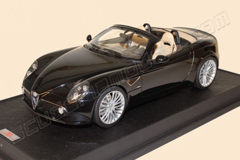MR Collection 2007 Alfa Romeo Alfa Romeo 8C Spider - BLACK - Black