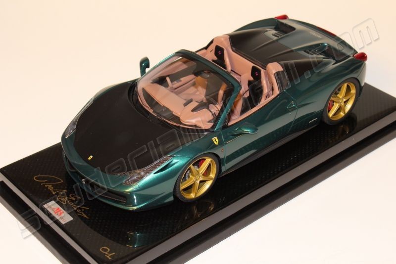 MR Collection 2011 Ferrari Ferrari 458 Italia Spider - VERDE PINO - ONE ...