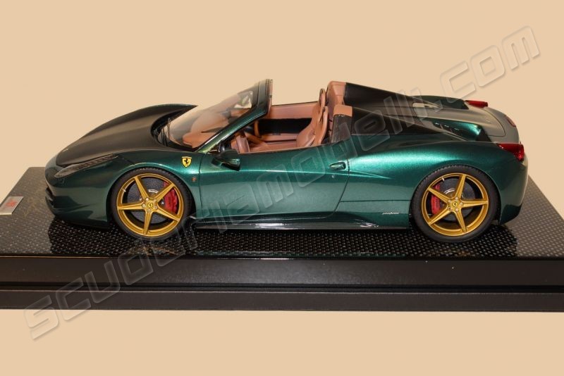 MR Collection 2011 Ferrari Ferrari 458 Italia Spider - VERDE PINO - ONE ...