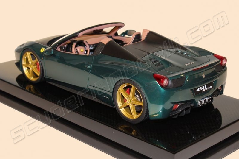 MR Collection 2011 Ferrari Ferrari 458 Italia Spider - VERDE PINO - ONE ...