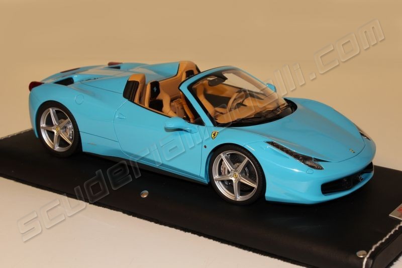 Ferrari 458 Spider Blue