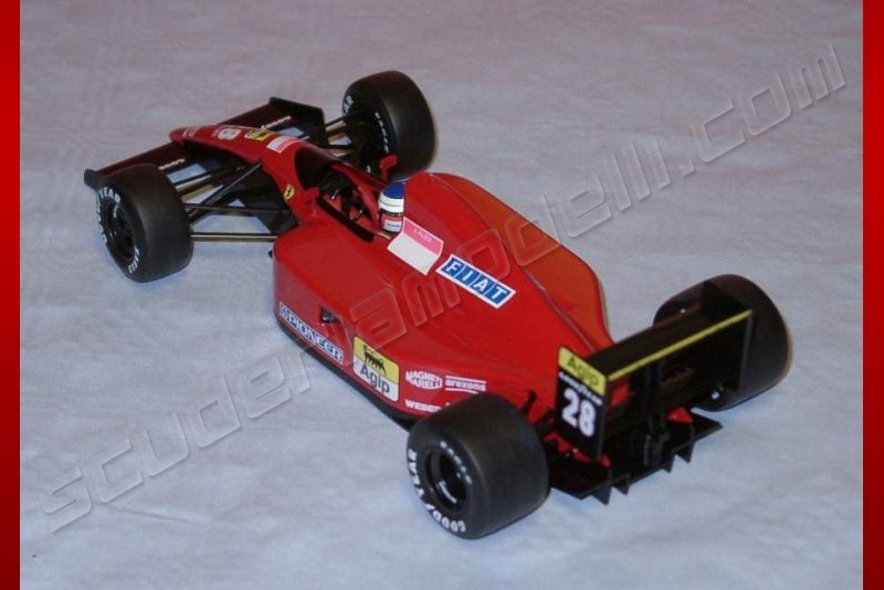 Tamiya 1991 Ferrari 1991 - Ferrari 643 - Jean Alesi #28 - Red