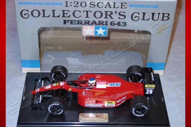 Tamiya 1991 Ferrari 1991 - Ferrari 643 - Jean Alesi #28 - Red